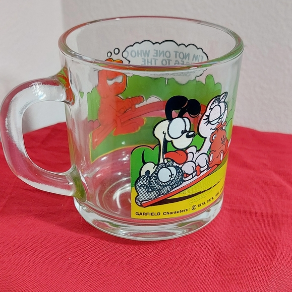 McDonald's | Dining | Vintage Garfield Glass Mug Mcdonalds 98 | Poshmark
